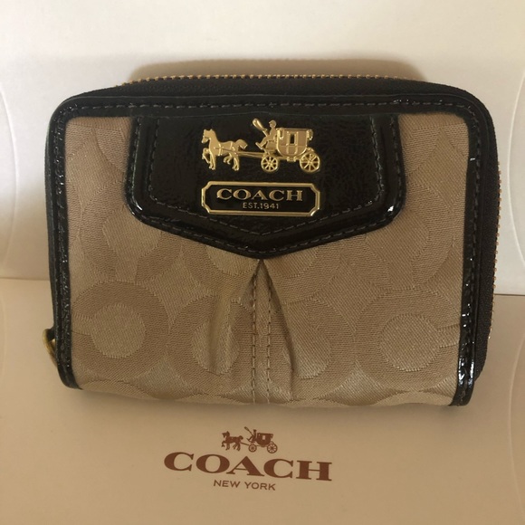 Coach | Bags | Coach Coin Purse Signature C Pattern Fabric | Poshmark
